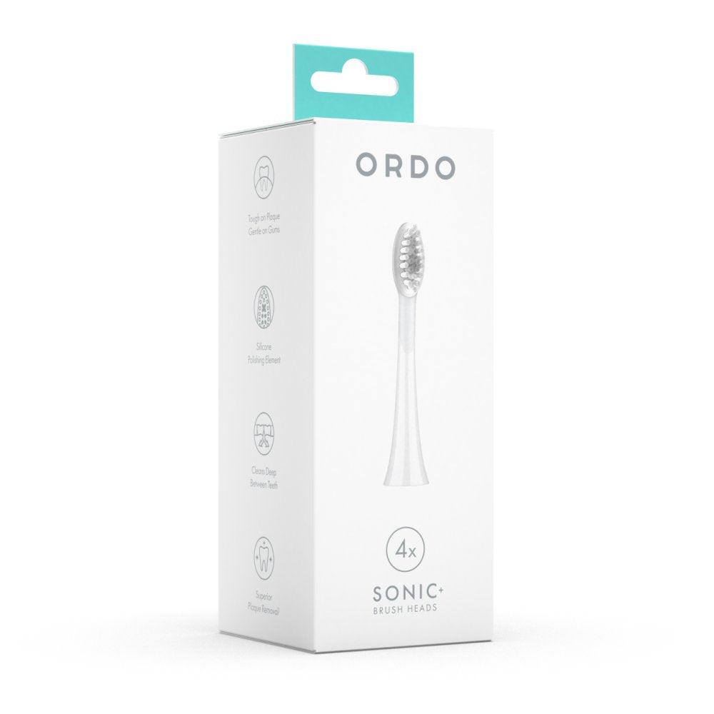 Ordo Sonic+ Brush Heads White s 4pk – UnipharPro.ie